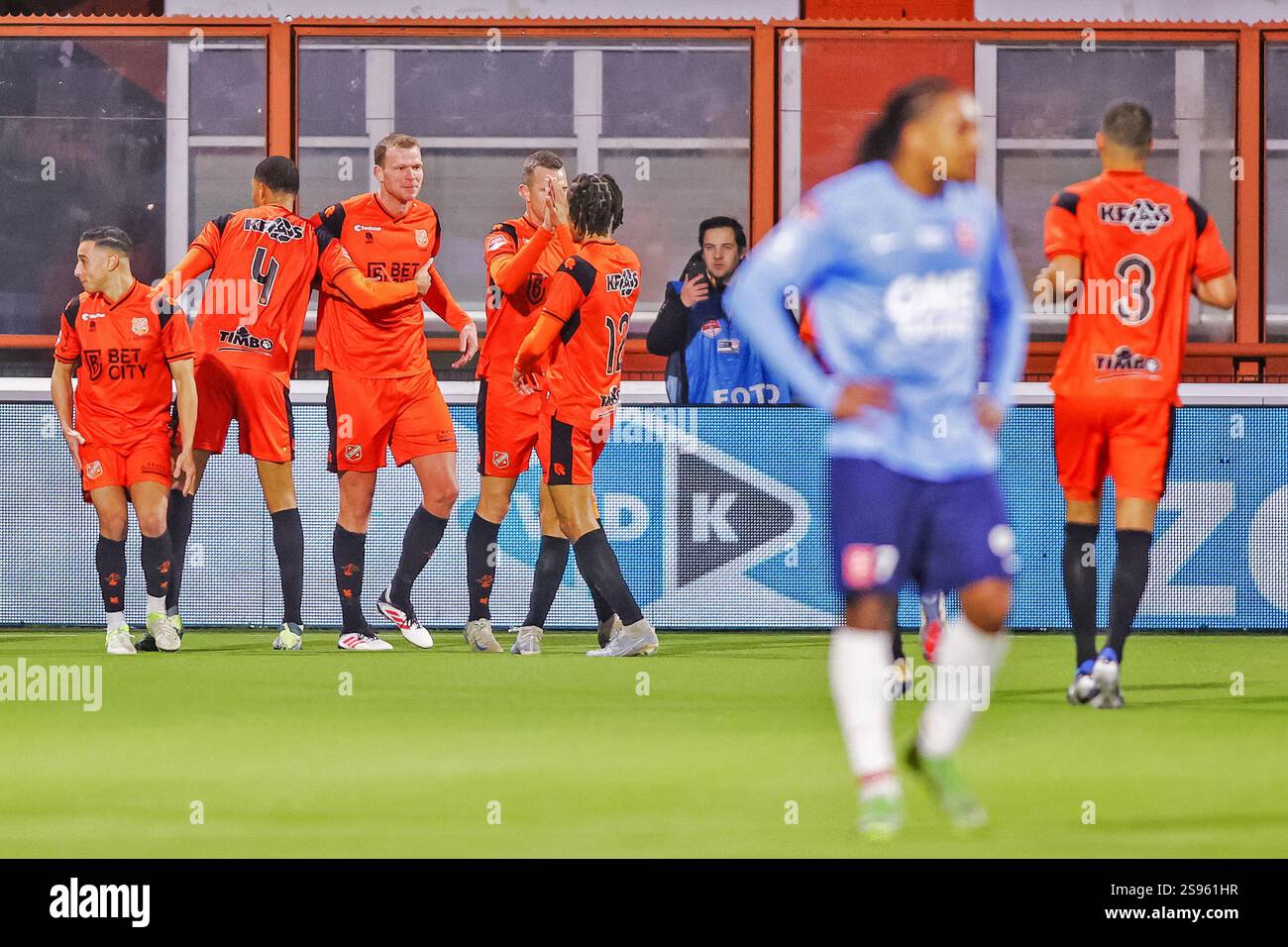 VOLENDAM - 24-01-2025, KRAS Stadium. Keukenkampioen divisie, season ...