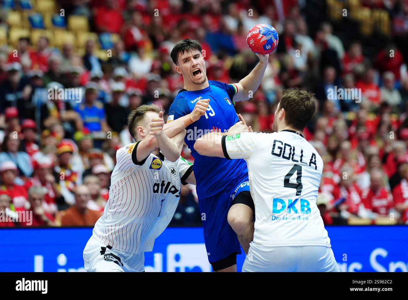 Luca Witzke (Deutschland, #07), Tomas Bortoli (Italien, #19), Johannes ...