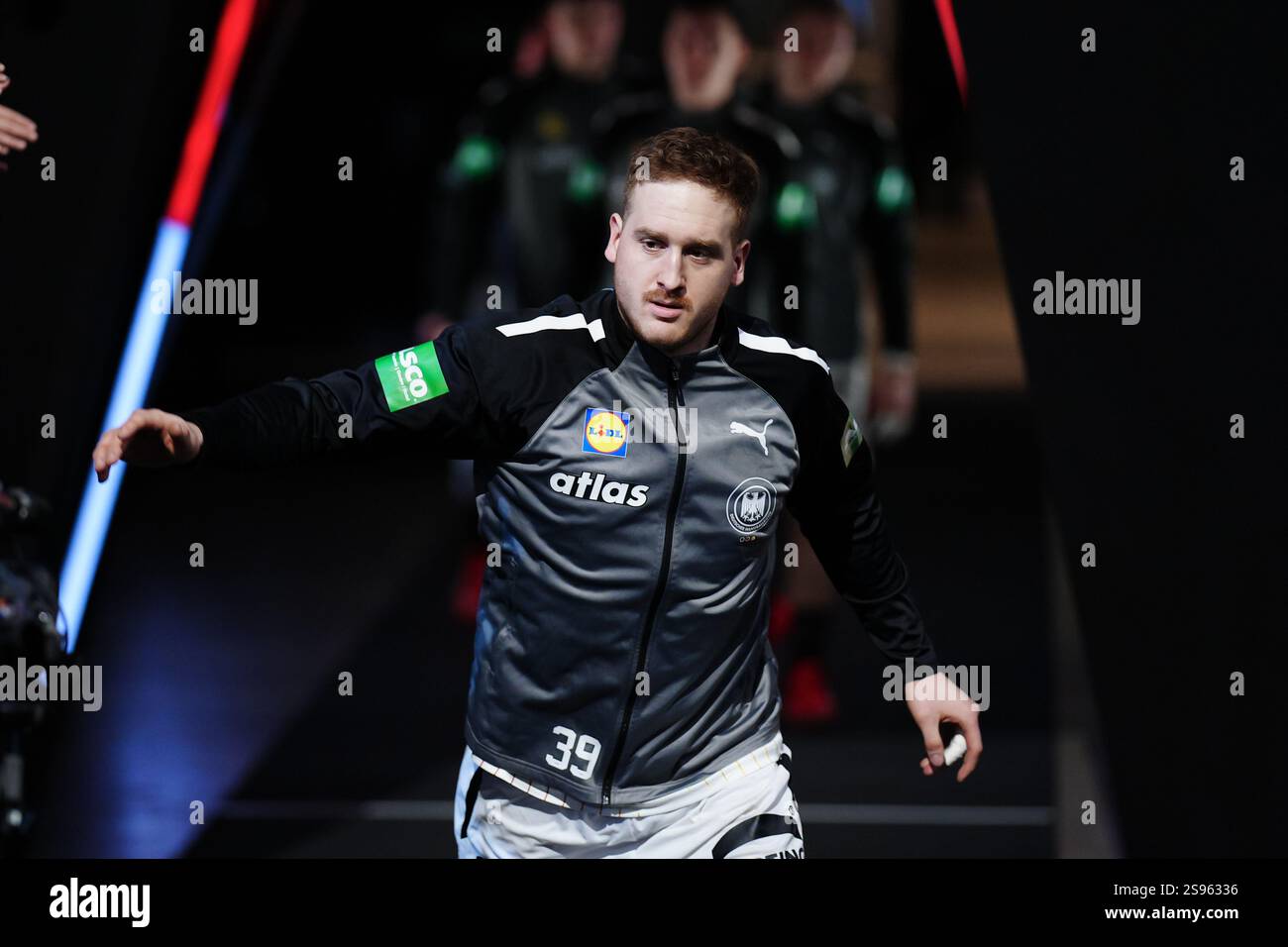 Lukas Stutzke (Deutschland, #39) DEN, Italien vs. Deutschland, Handball ...