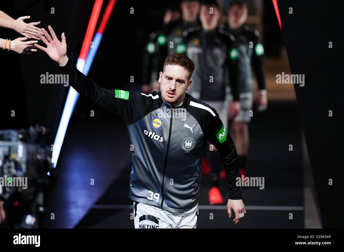 Lukas Stutzke (Deutschland, #39) DEN, Italien vs. Deutschland, Handball ...
