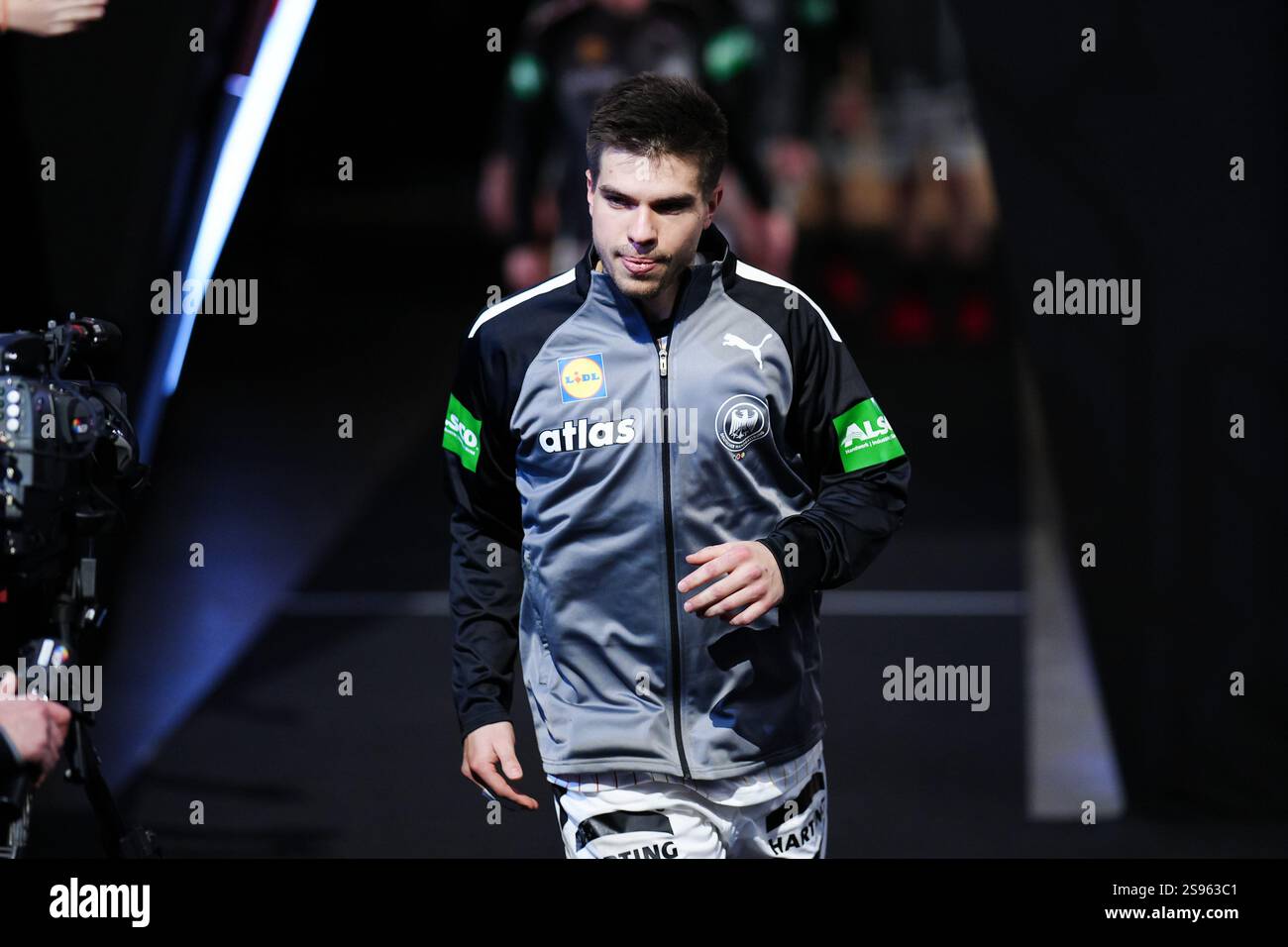 Renars Uscins (Deutschland, #23) DEN, Italien vs. Deutschland, Handball ...