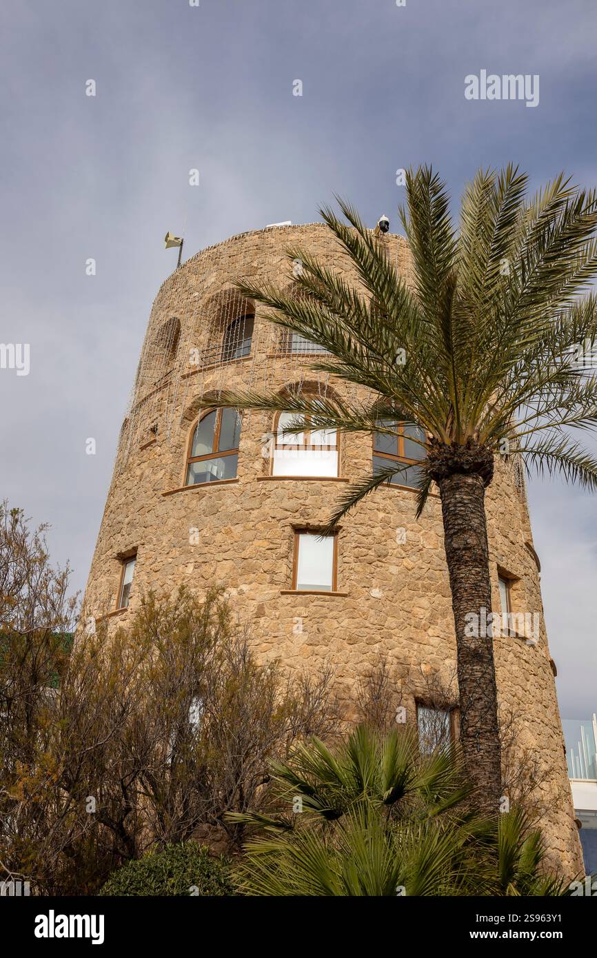Control tower of luxury yacht and superyacht port tower and Carmen ...