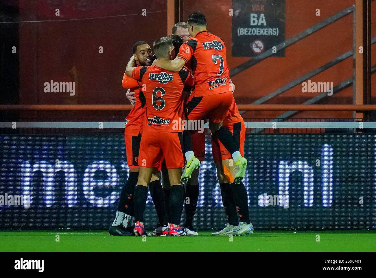 VOLENDAM, NETHERLANDS - JANUARY 24: Henk Veerman of FC Volendam ...