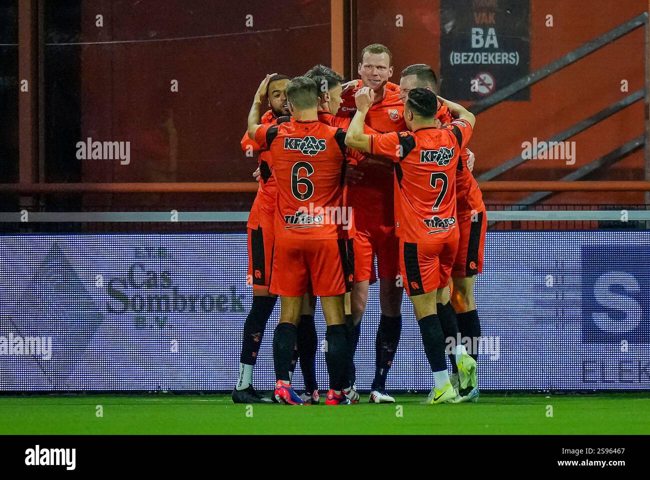 VOLENDAM, NETHERLANDS - JANUARY 24: Henk Veerman of FC Volendam ...