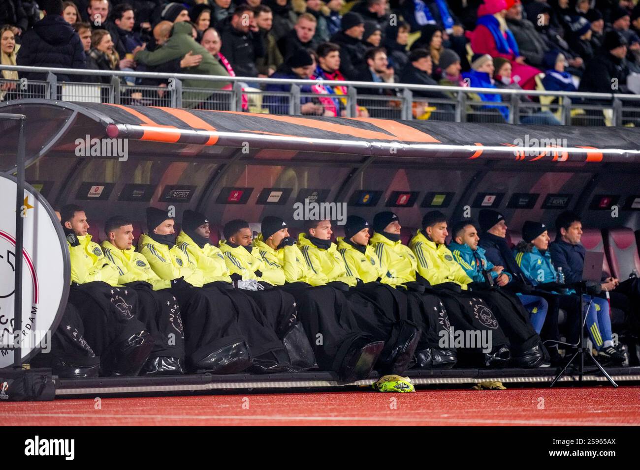 RIGA, 23-01-2025 , Daugava Stadium , football, UEFA Europa League ...