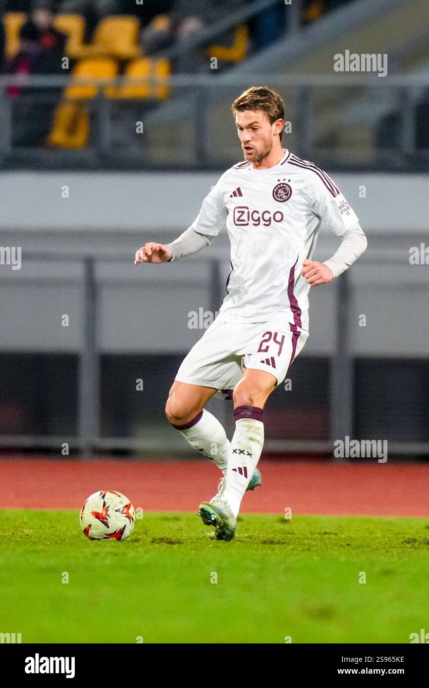 RIGA, 23-01-2025 , Daugava Stadium , football, UEFA Europa League ...