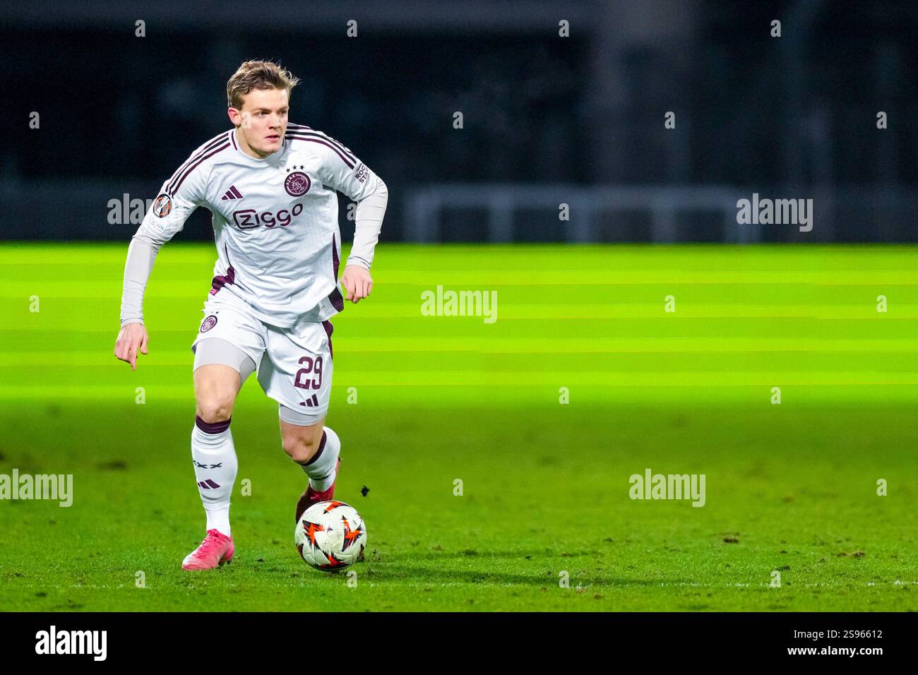 RIGA, 23-01-2025 , Daugava Stadium , football, UEFA Europa League ...