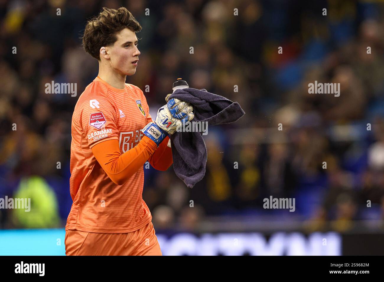 ARNHEM, NETHERLANDS - JANUARY 24: Tom Bramel of Vitesse looks on during ...