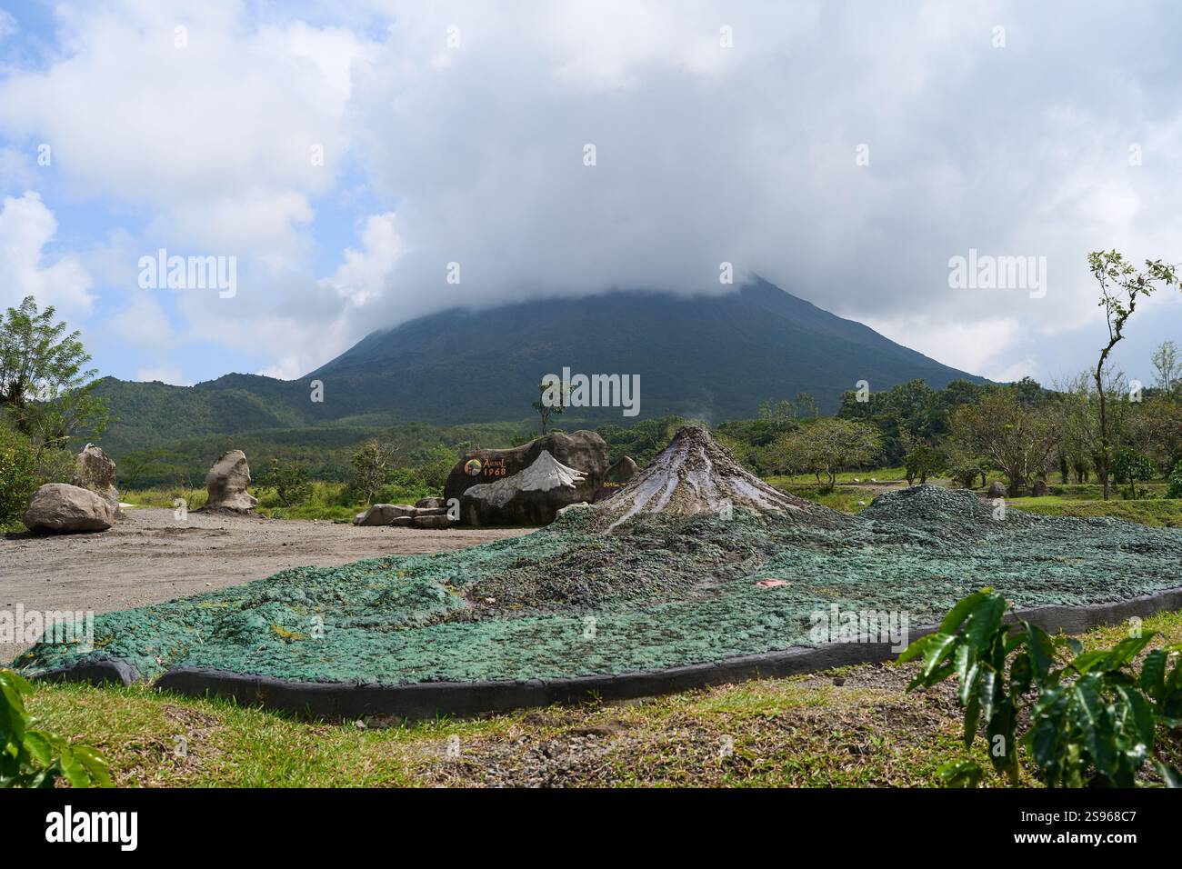 La Fortuna, Costa Rica - November 20, 2024 - walk around the Arenal ...