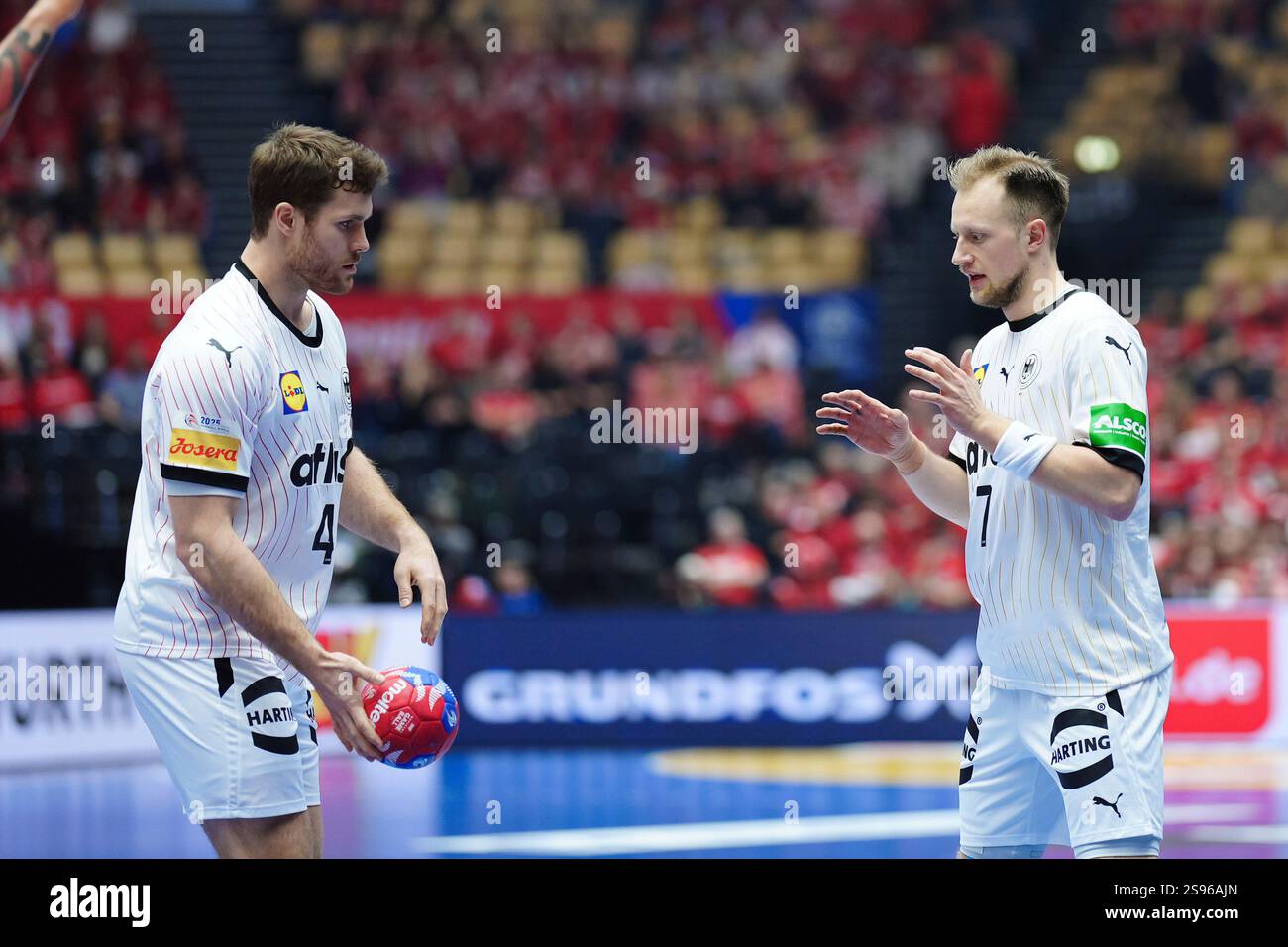 Johannes Golla (Deutschland, #04), Luca Witzke (Deutschland, #07) DEN ...