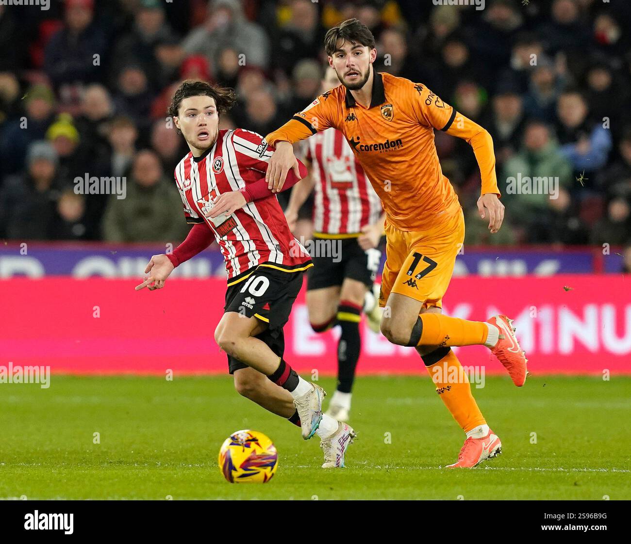 Sheffield, England, 24th January 2025. Callum O'Hare of Sheffield ...