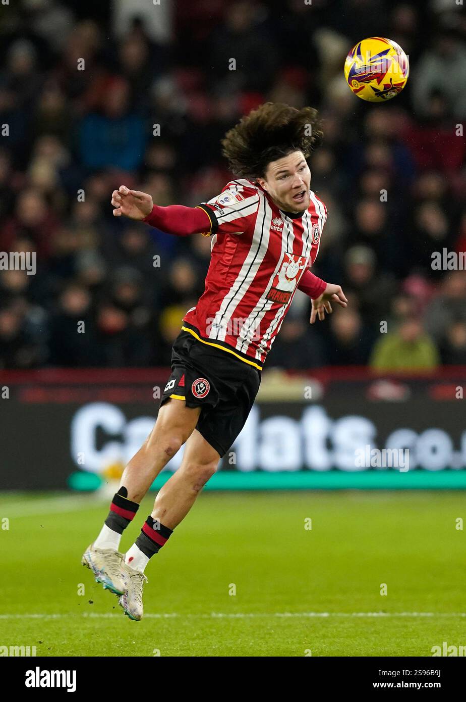 Sheffield, England, 24th January 2025. Callum O'Hare of Sheffield ...