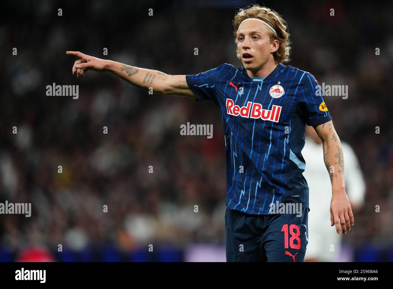 Mads Bidstrup of Red Bull Salzburg FC during the UEFA Champions League ...