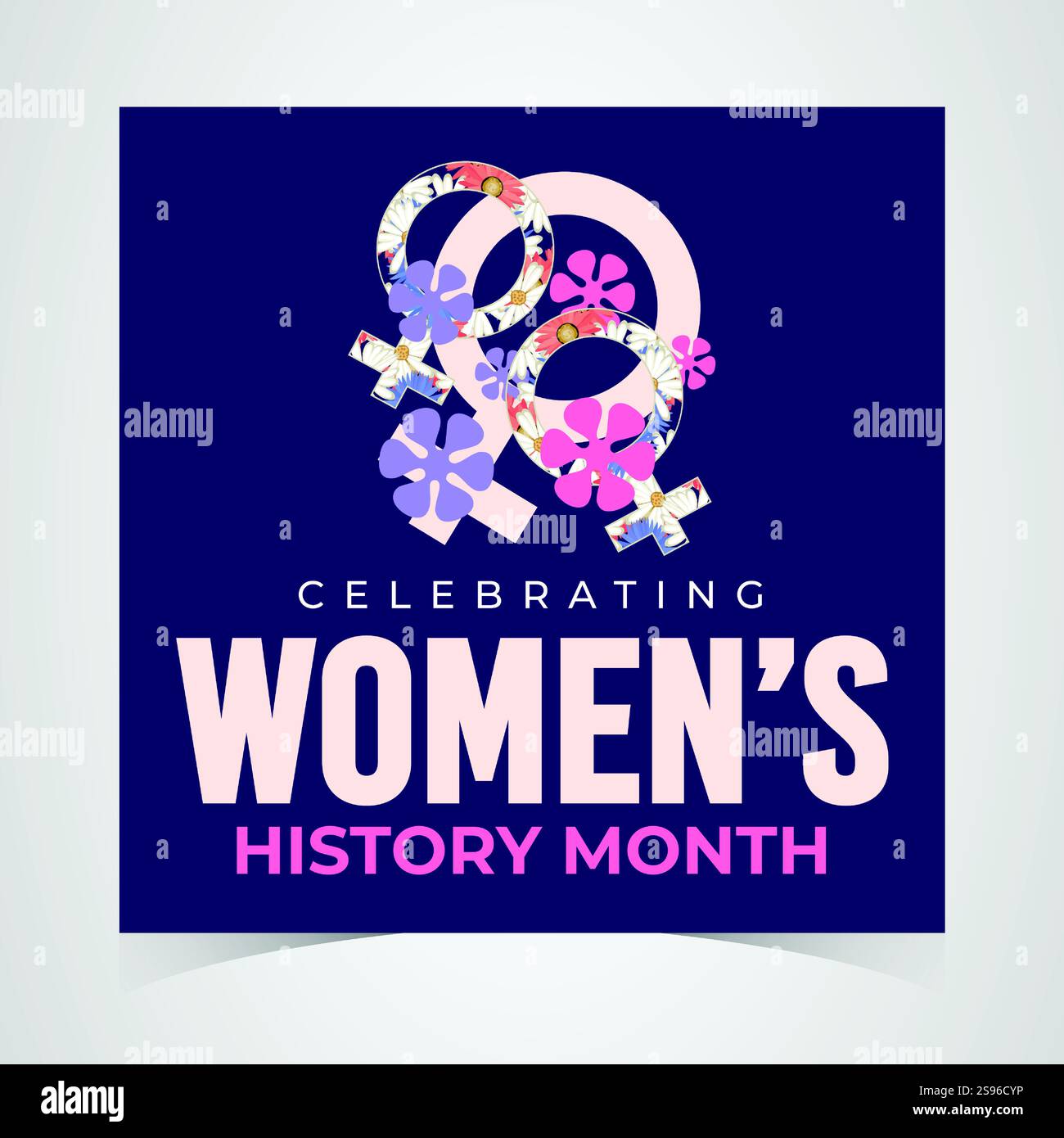 Women's History Month Celebration Banner. Womens History Month ...