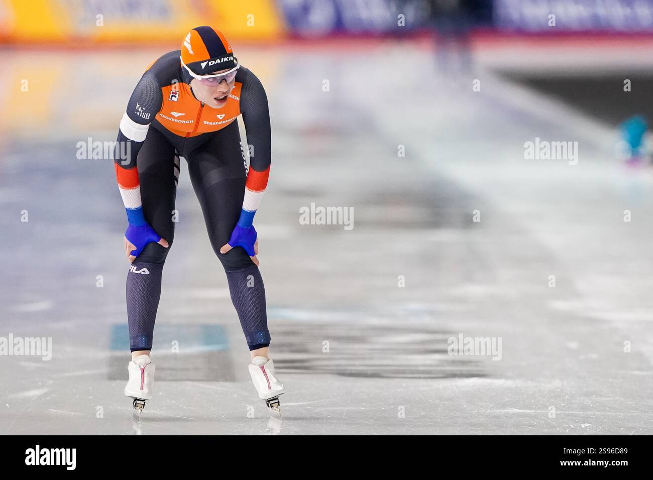 CALGARY, CANADA - JANUARY 24: Marrit Fledderus of Netherlands competing ...