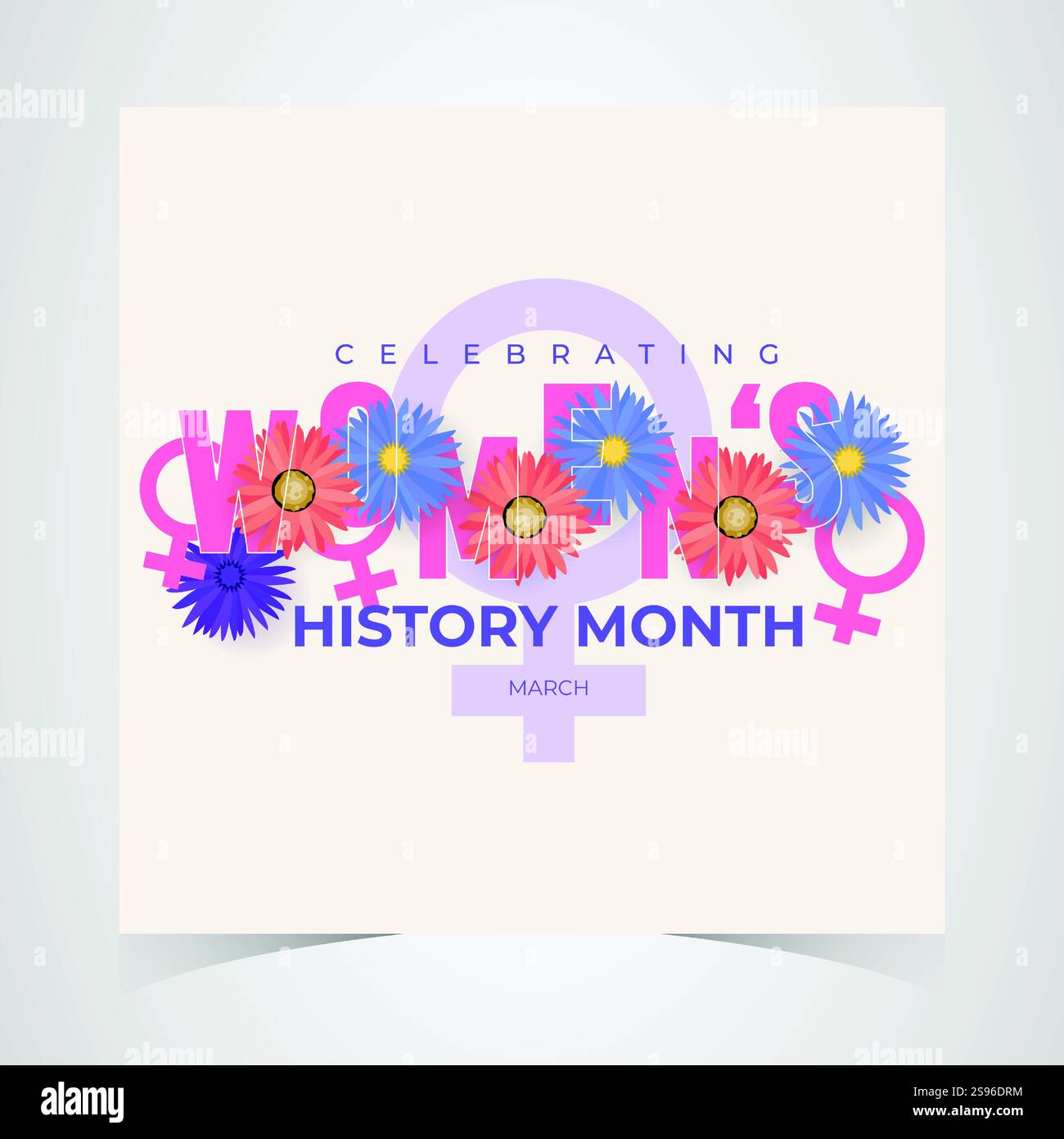 Women's History Month Celebration Banner. Womens History Month ...