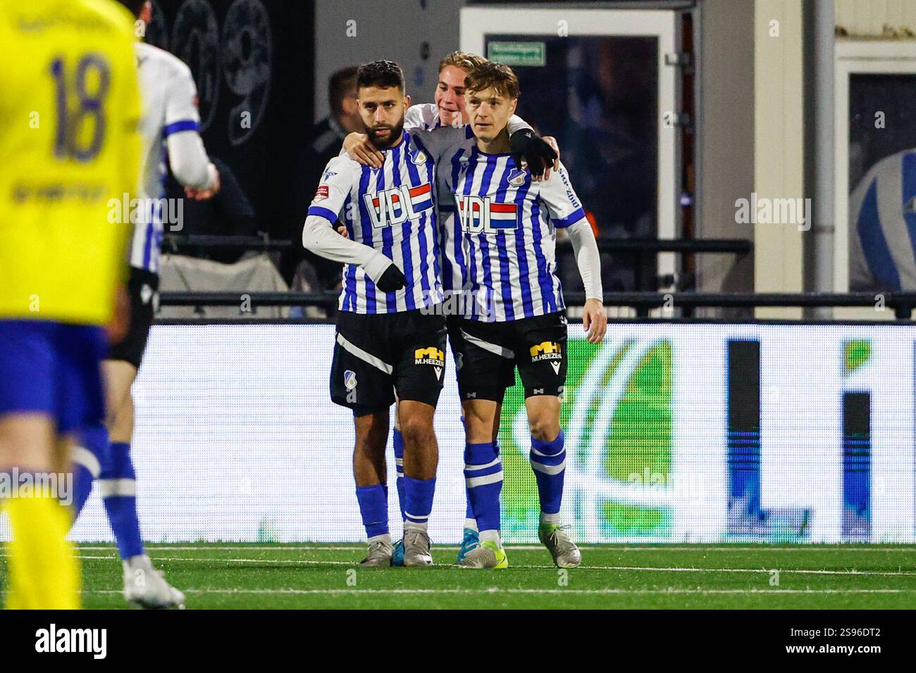 EINDHOVEN, NETHERLANDS - JANUARY 24: Sven Blummel of FC Eindhoven ...