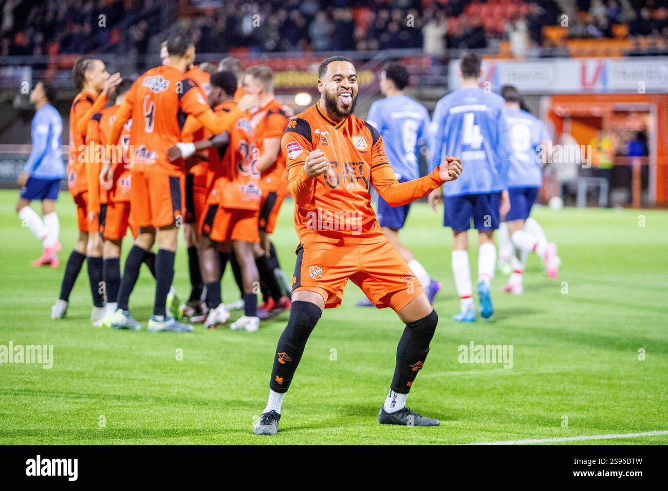 VOLENDAM - 24-01-2025, KRAS Stadium. Keukenkampioen divisie, season ...