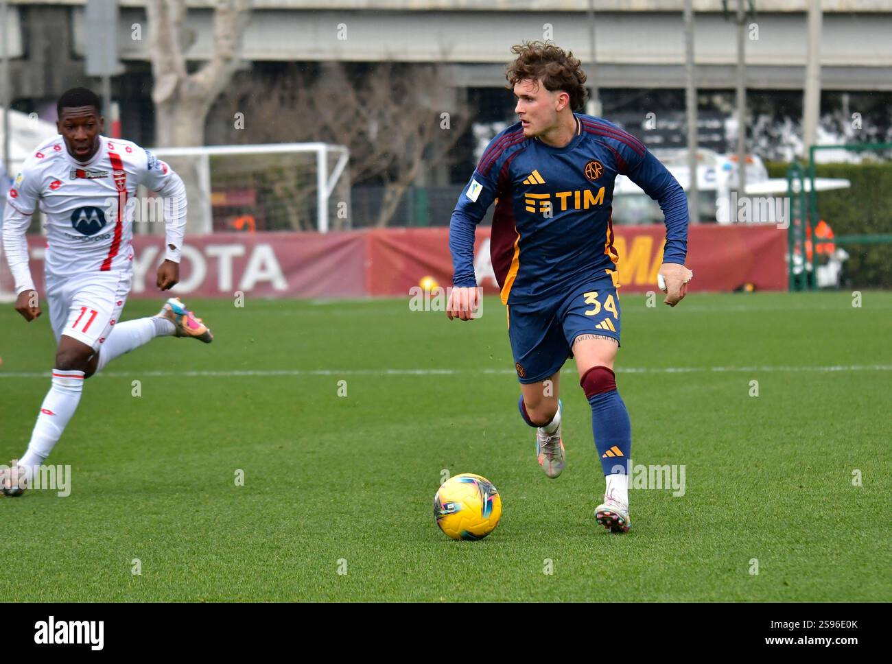 34 Kevin Zefi of Roma U20 in action - Roma U20 vs Monza U20 20th day of ...