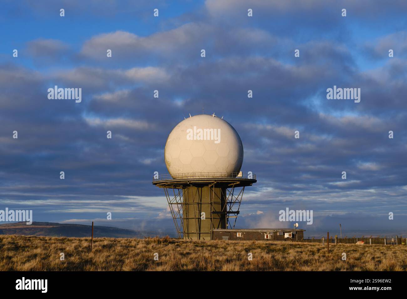 Radar station on Titterstone Clee Hill, Shropshire, UK Stock Photo - Alamy