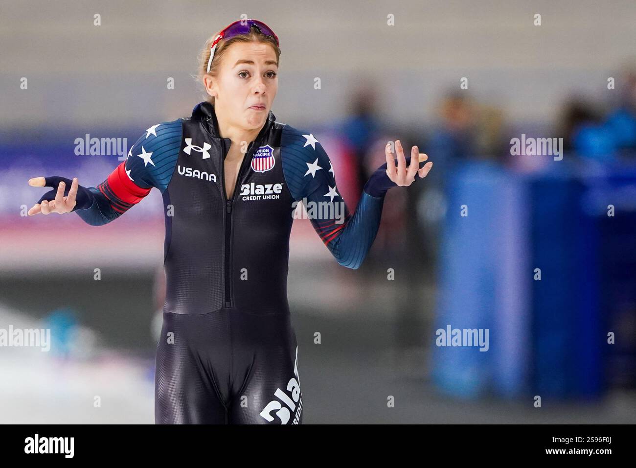 CALGARY, CANADA - JANUARY 24: Greta Myers of United States of America ...