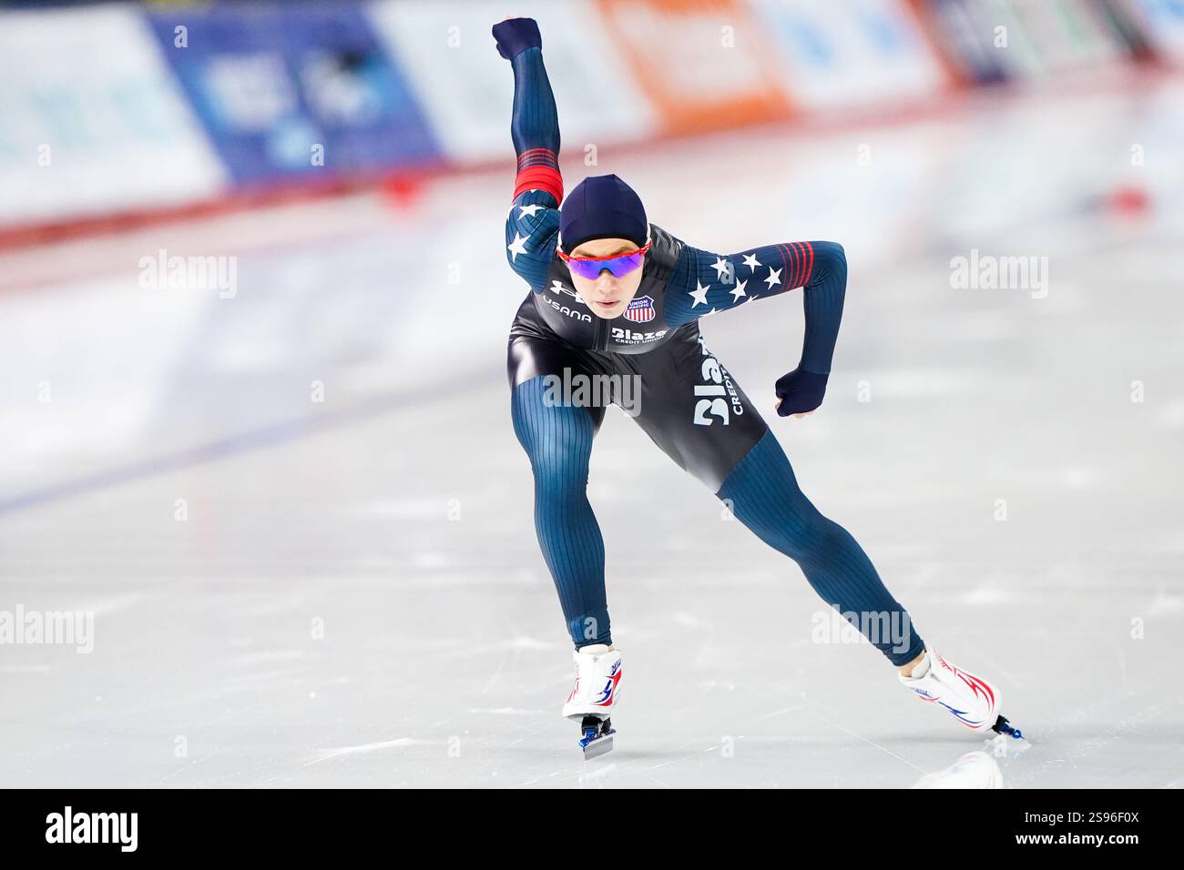 CALGARY, CANADA - JANUARY 24: Greta Myers of United States of America ...