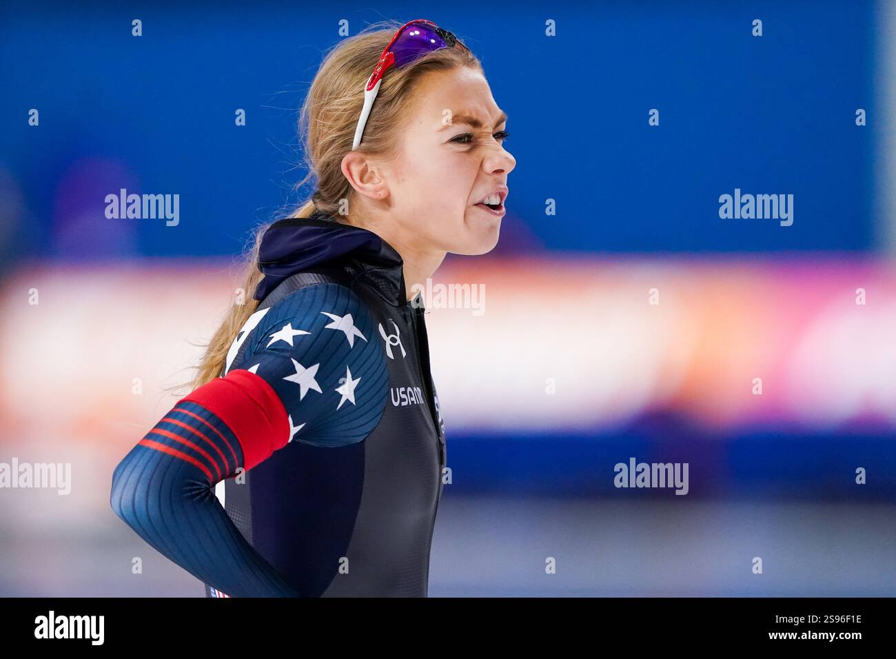 CALGARY, CANADA - JANUARY 24: Greta Myers of United States of America ...