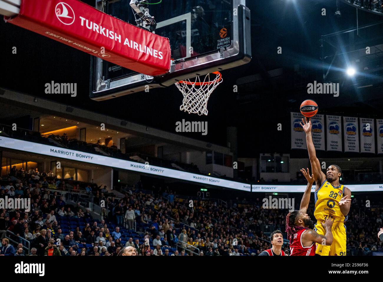 24 January 2025, Berlin: Basketball: Euroleague, Alba Berlin - FC ...