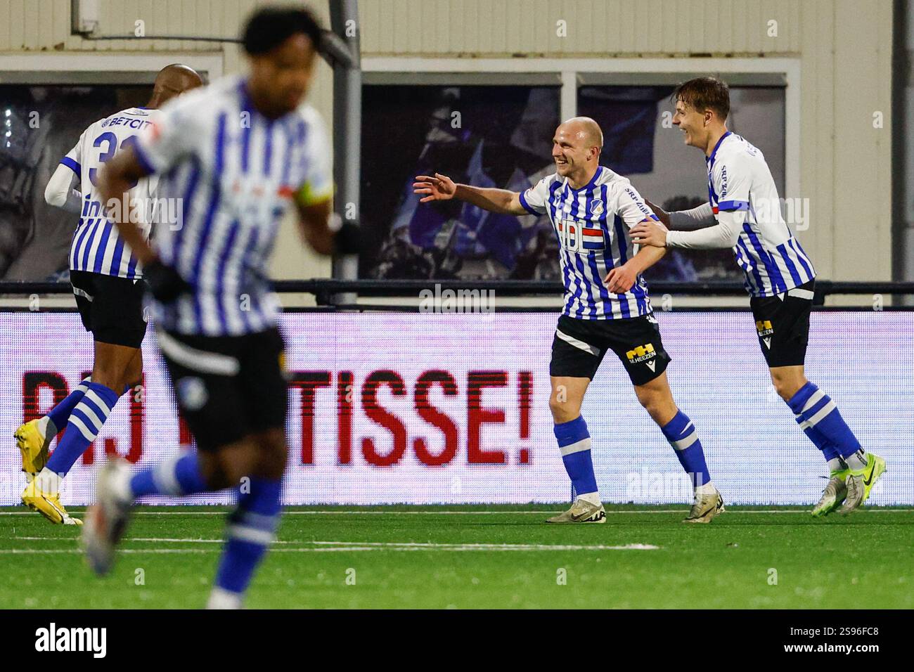 EINDHOVEN, NETHERLANDS - JANUARY 24: Evan Rottier of FC Eindhoven ...