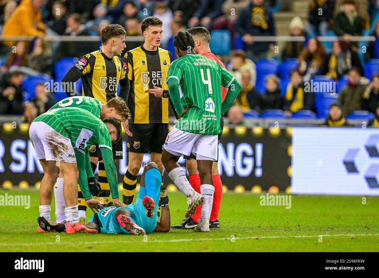 ARNHEM, 24-01-2025, GelreDome, Dutch Keuken Kampioen Divisie football ...
