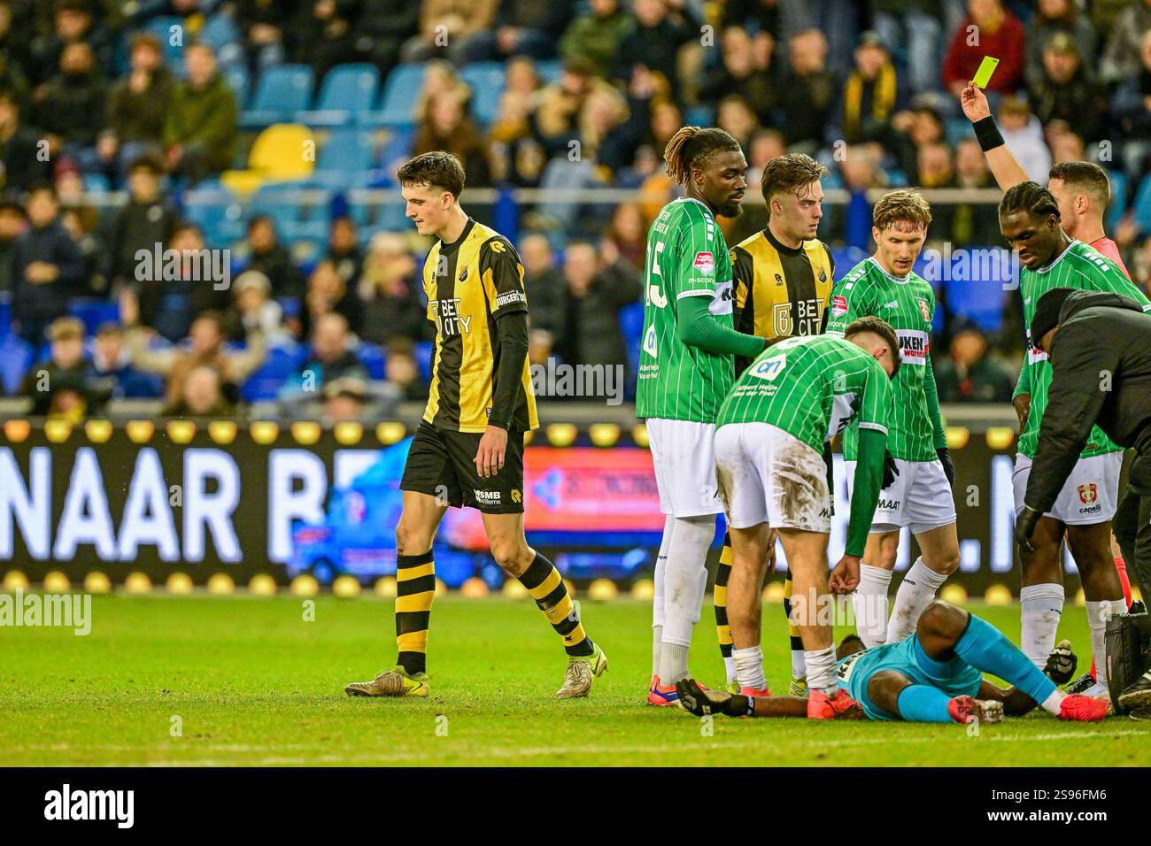 ARNHEM, 24-01-2025, GelreDome, Dutch Keuken Kampioen Divisie football ...