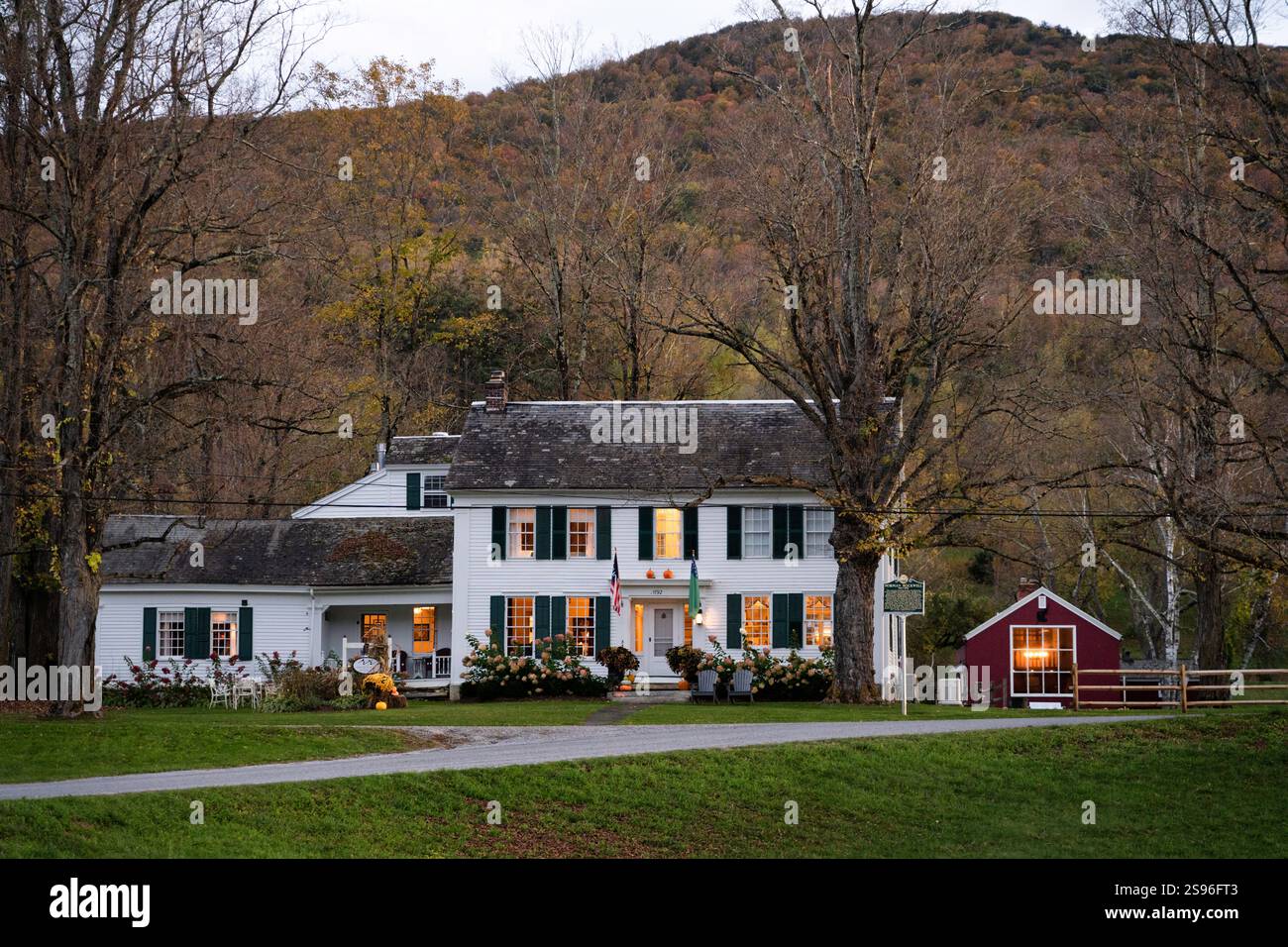 Former home anbd studio of American painter Norman Rockwell where he ...