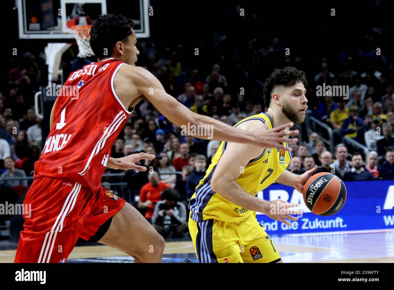 24.01.2025, Uber-Arena, Berlin, DEU, EuroLeague, ALBA vs. Bayern ...