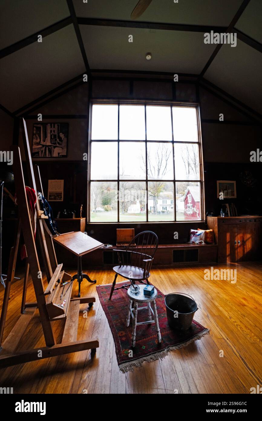 Norman Rockwell studio, Vermont, USA Stock Photo - Alamy