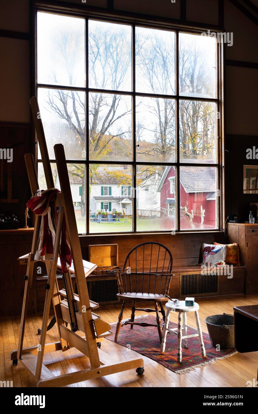 Norman Rockwell studio, Vermont, USA Stock Photo - Alamy