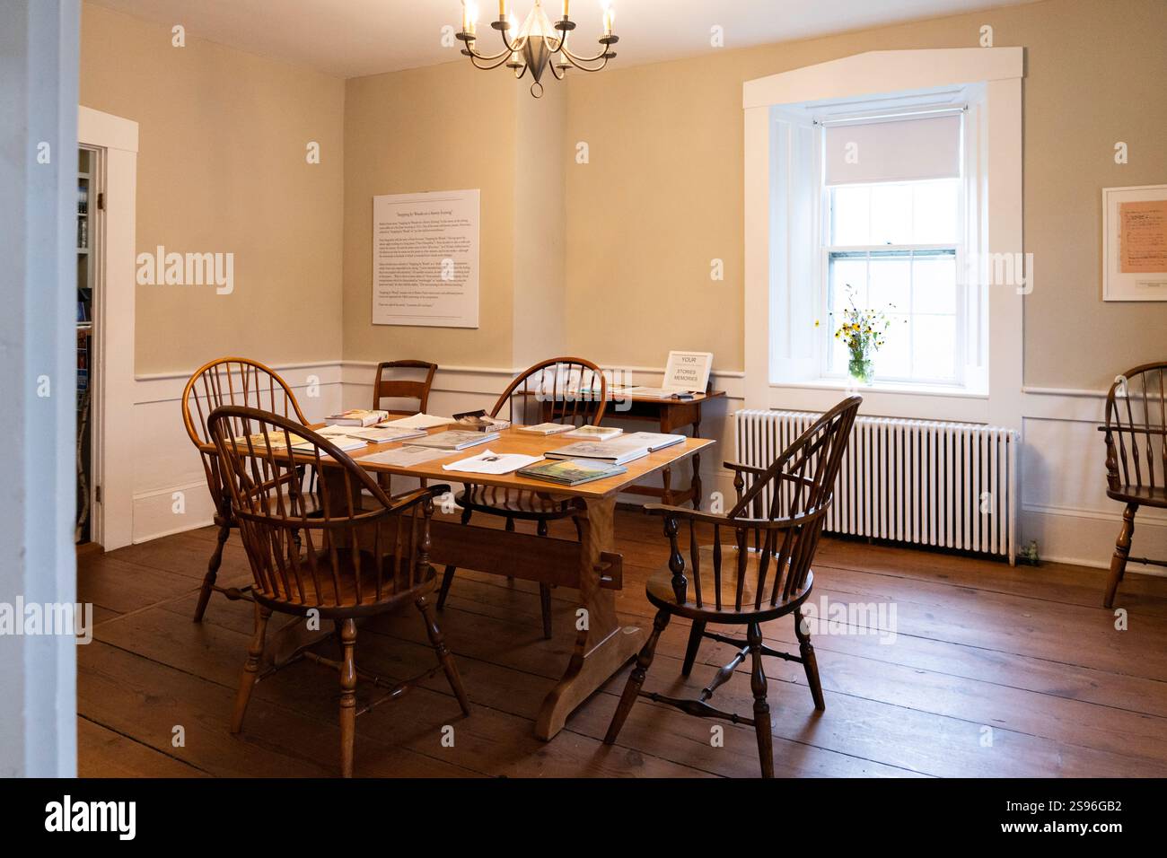 Inside the home of poet Robert Frost, Vermont, USA Stock Photo - Alamy