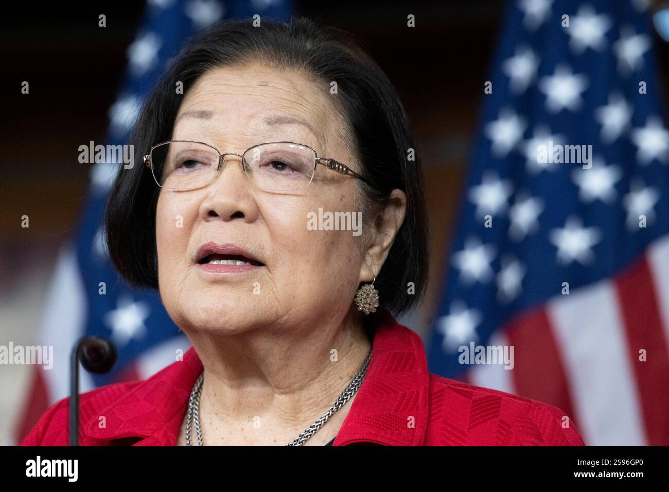 United States Senator Mazie Hirono (Democrat of Hawaii) makes a ...