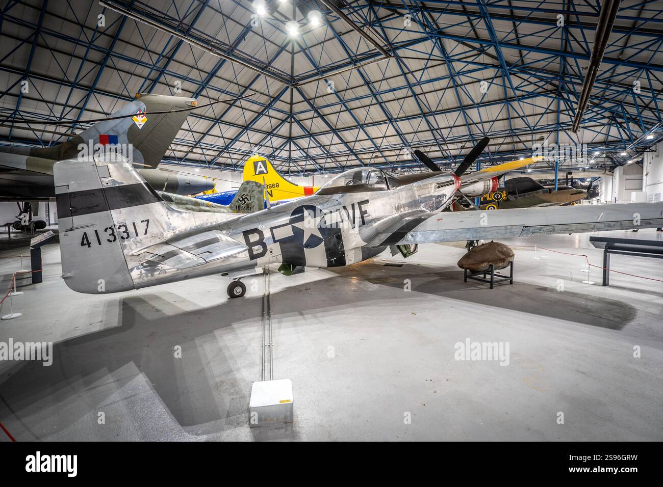 North American P-51D Mustang at RAF Museum in London Stock Photo - Alamy