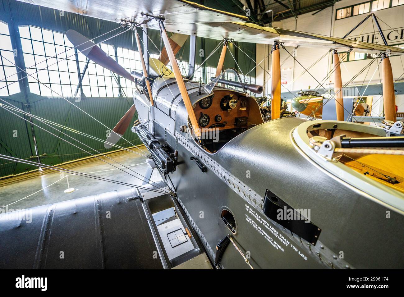 Royal Aircraft Factory R.E.8 at RAF Museum in London Stock Photo - Alamy