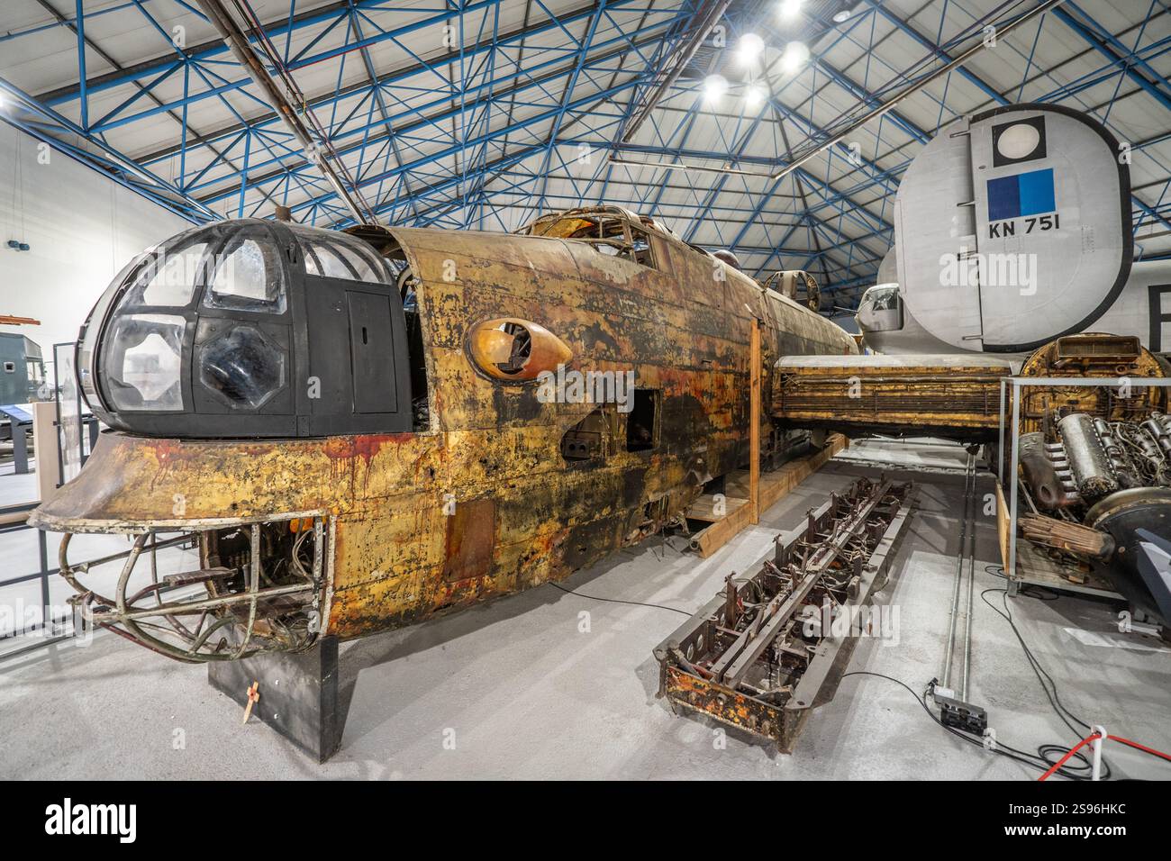 Handley Page Halifax II at RAF Museum in London Stock Photo - Alamy