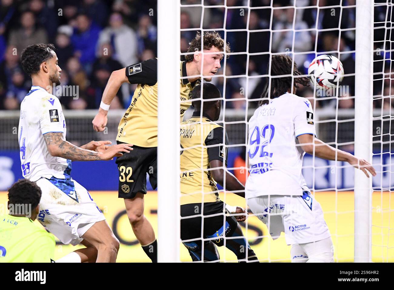 32 Lucas STASSIN (asse) during the Ligue 1 MCDonald's match between ...