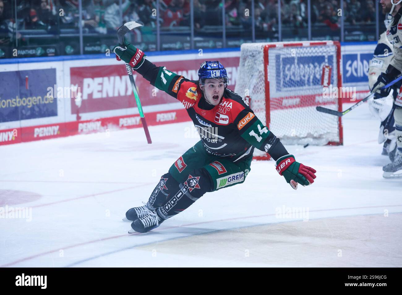 Augsburg, Deutschland 24. Januar 2025: 1. DEL - 2024/2025 - Sp.39 ...