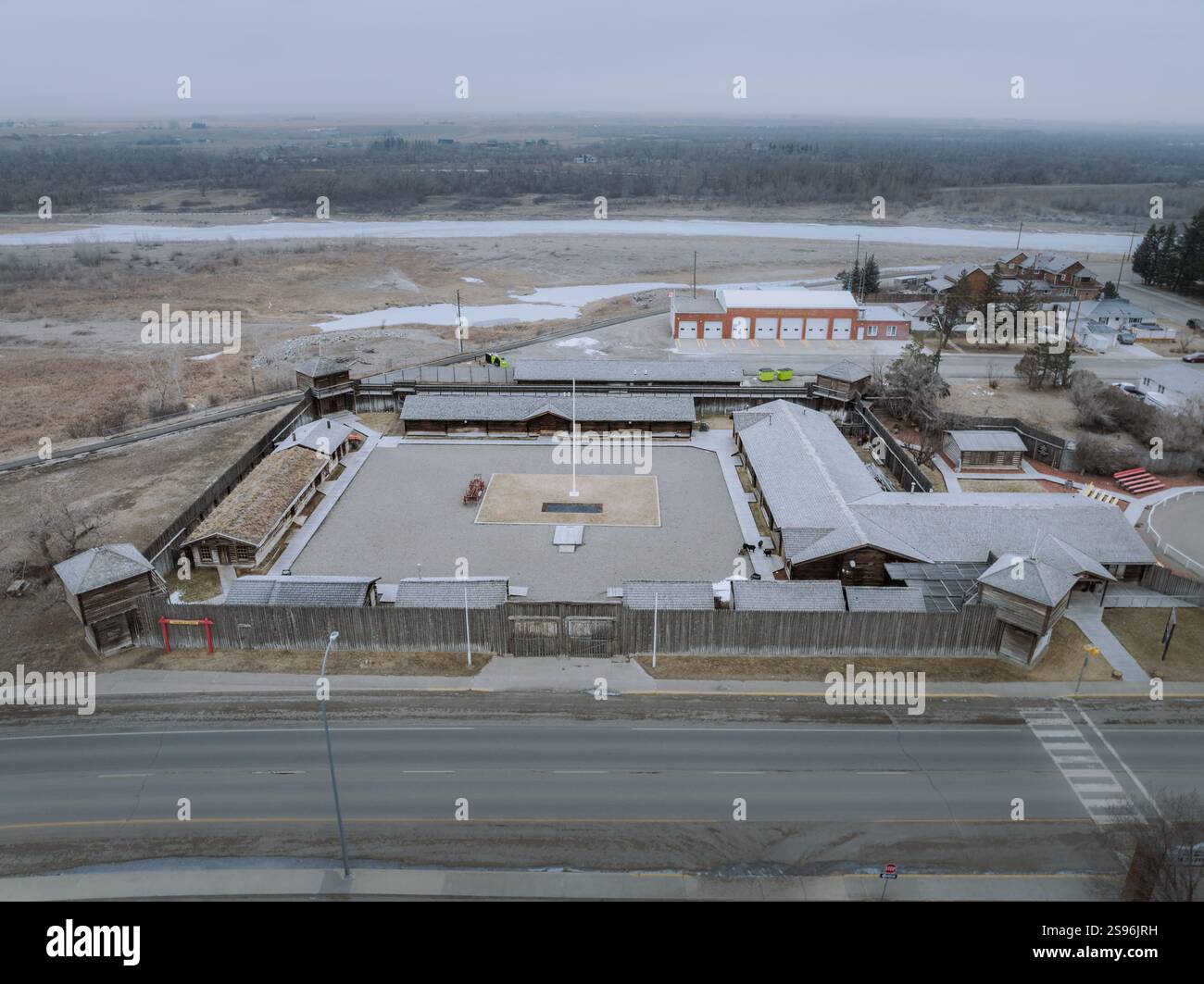 Fort Macleod in southern Alberta, Canada Stock Photo - Alamy