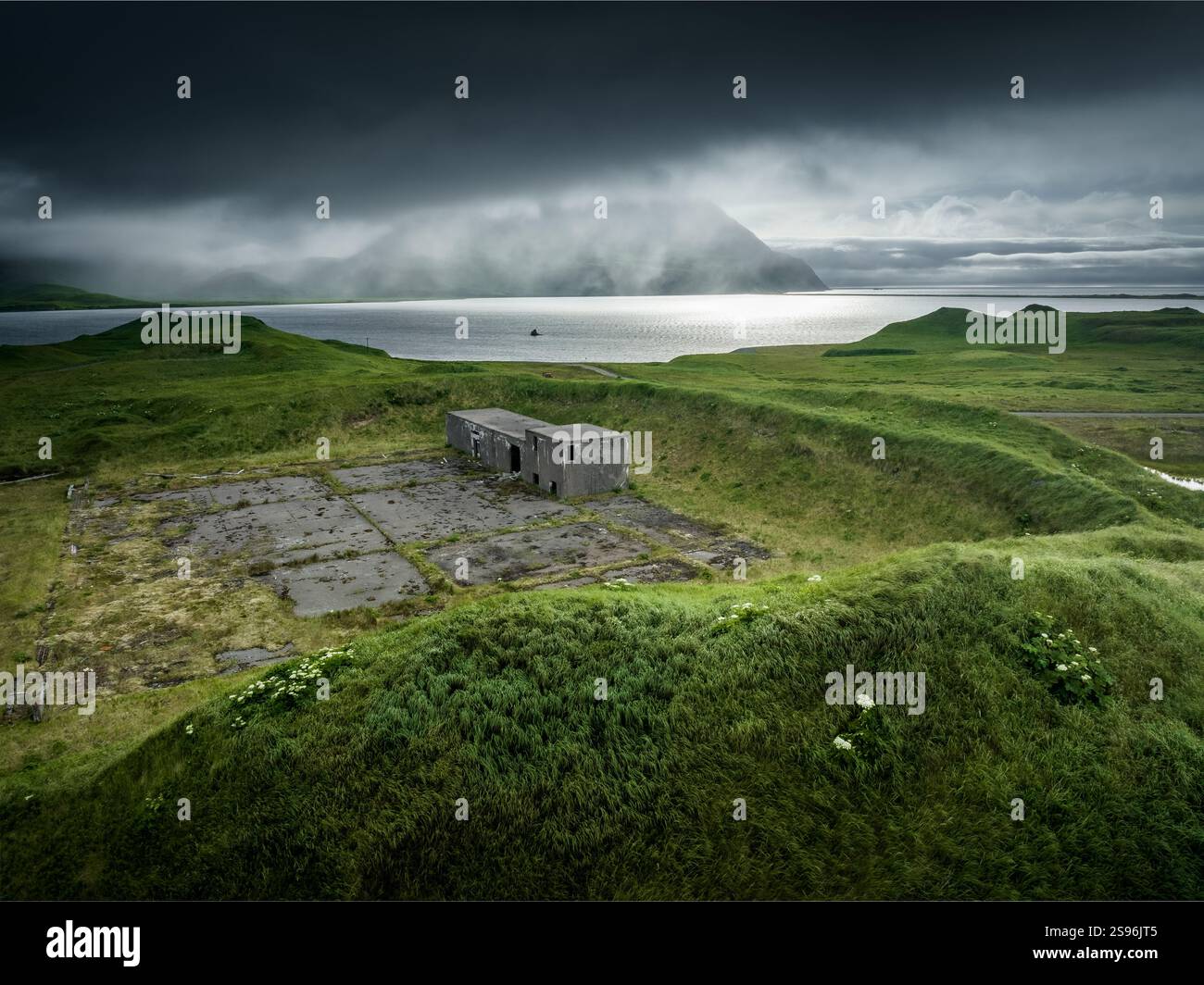 Abandoned structures of Adak, Alaska Stock Photo - Alamy