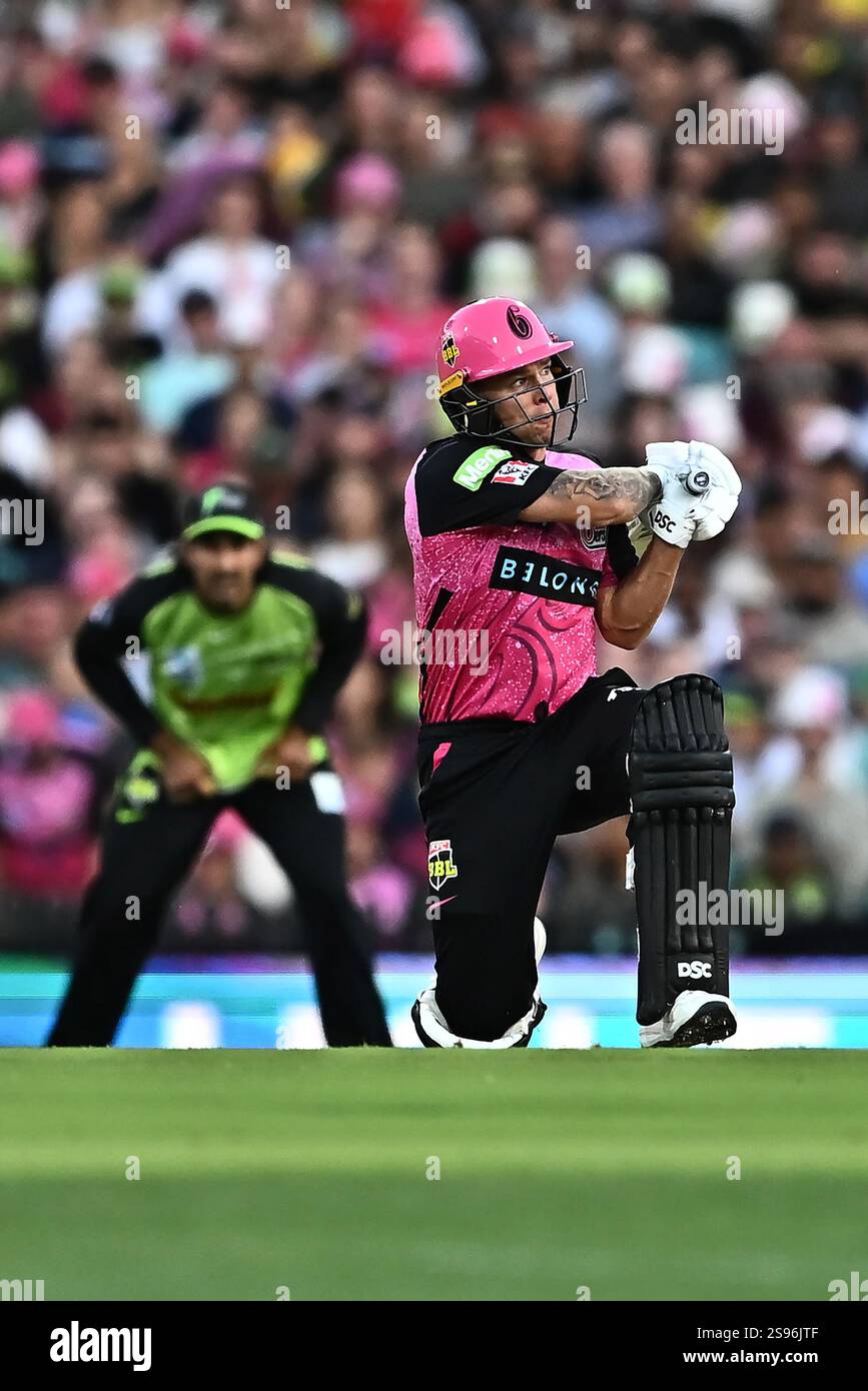Josh Philippe of Sydney Sixers seen in action during the Big Bash ...