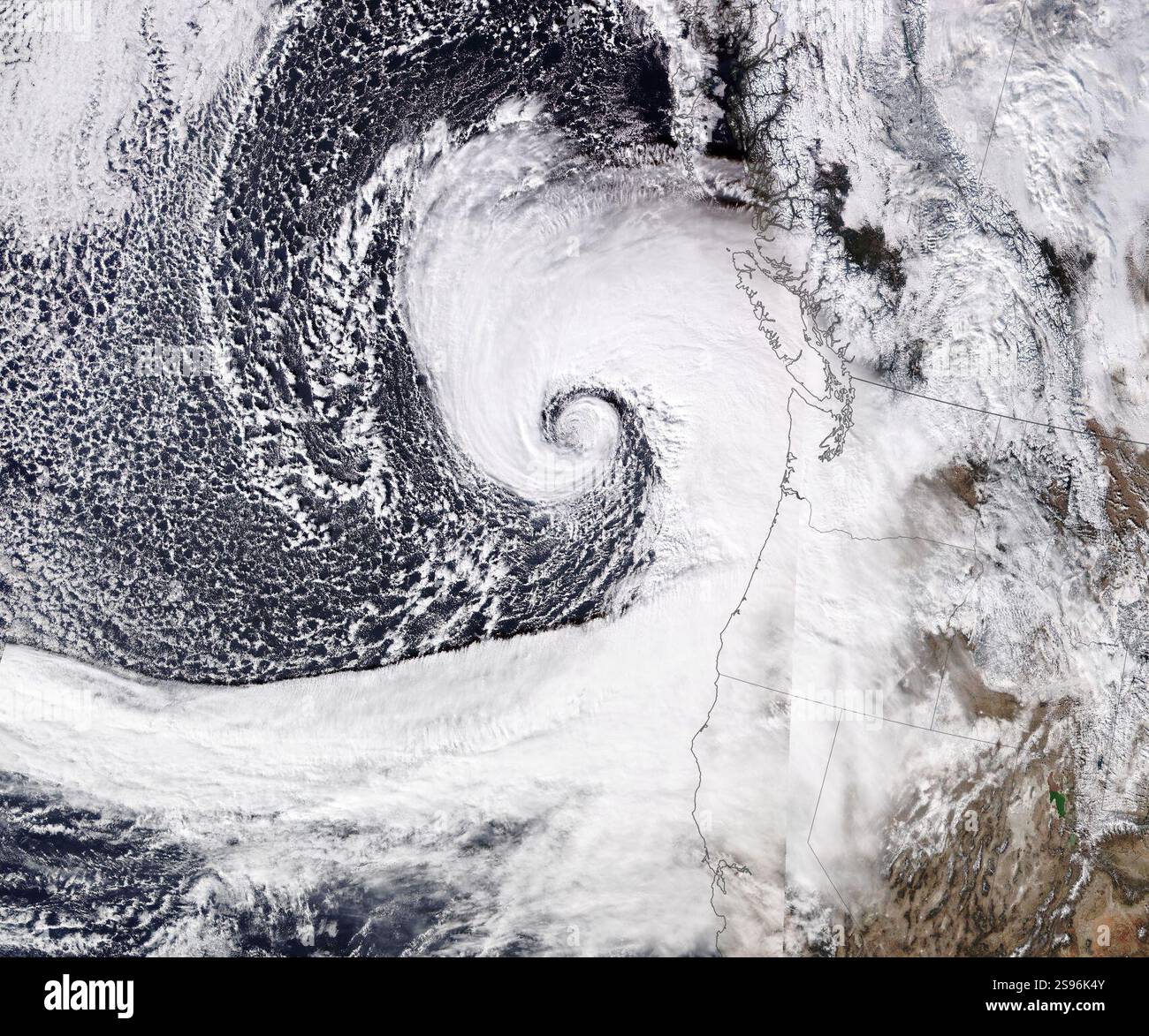 November 19, 2024 - Washington, USA - A strong extratropical cyclone ...