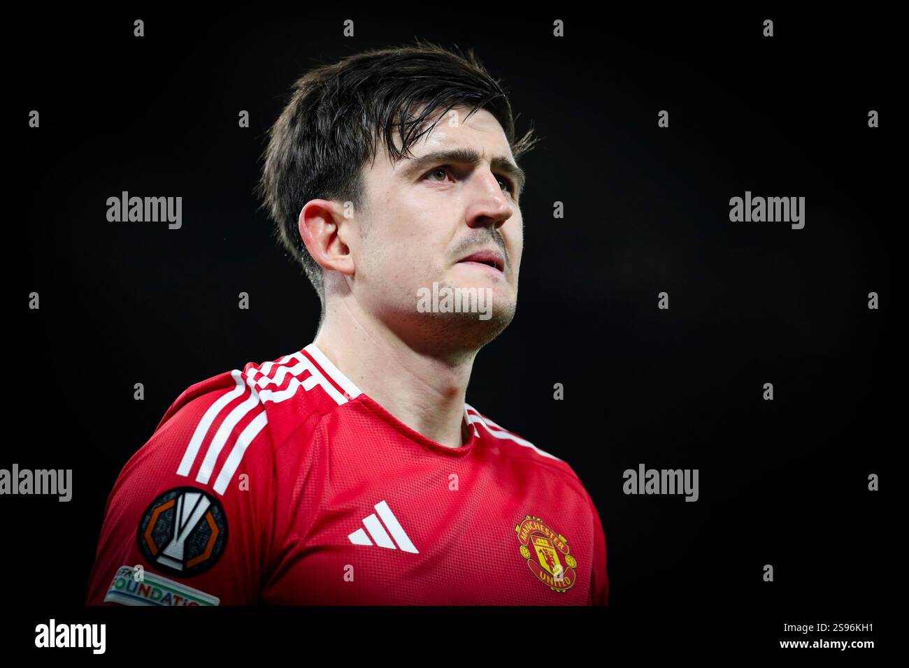Manchester United defender Harry Maguire (5) during the Manchester ...