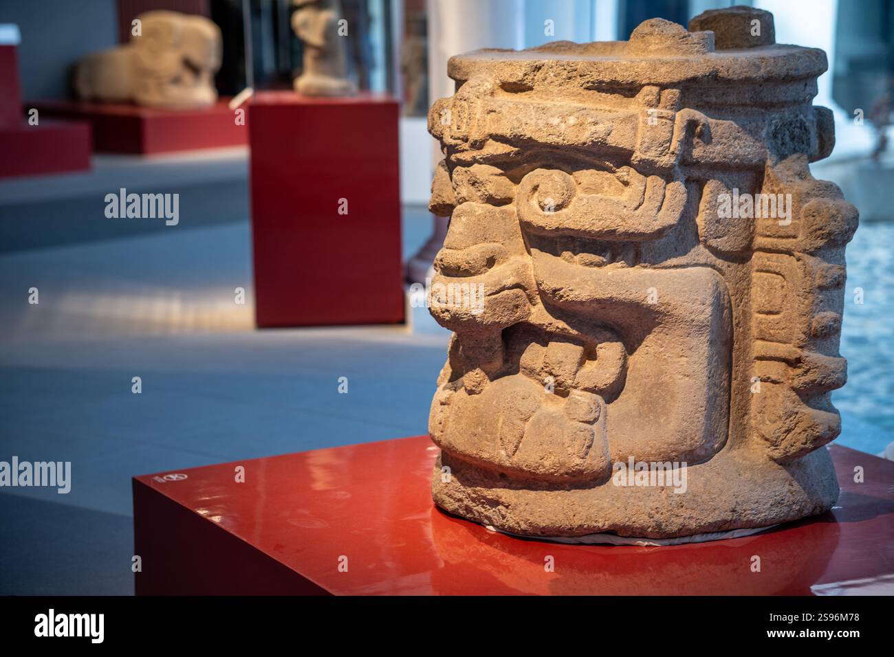 Dragon Craved in Stone at Nacional Museum of Mayan Art: Archeology and ...