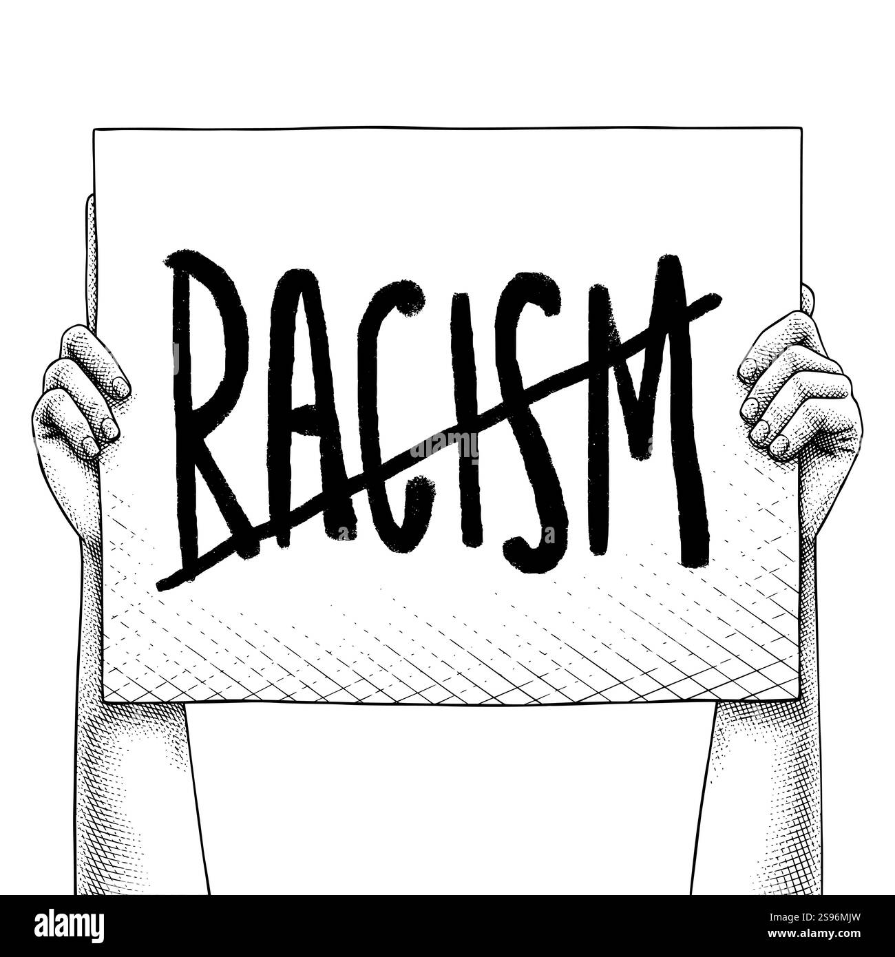 Lives matter anti racism Cut Out Stock Images & Pictures - Alamy