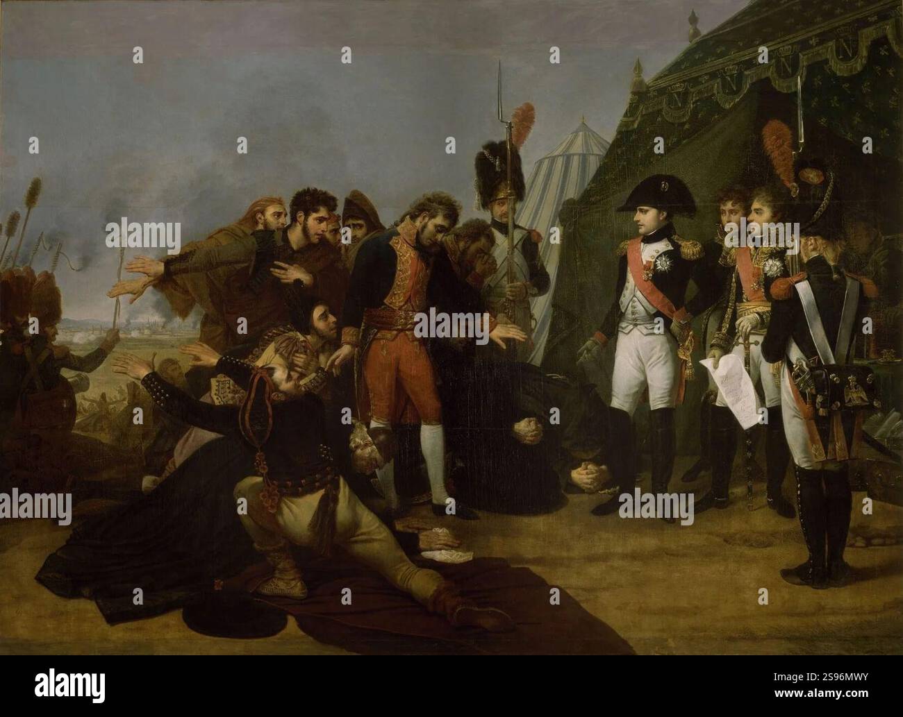 Antoine-Jean Gros - Capitulation de Madrid, le 4 décembre 1808 (1810 ...